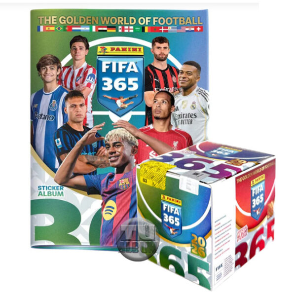 ÁLBUM + CAJA X 50 SOBRES FIFA 365 2026 – PANINI - TuAlbum